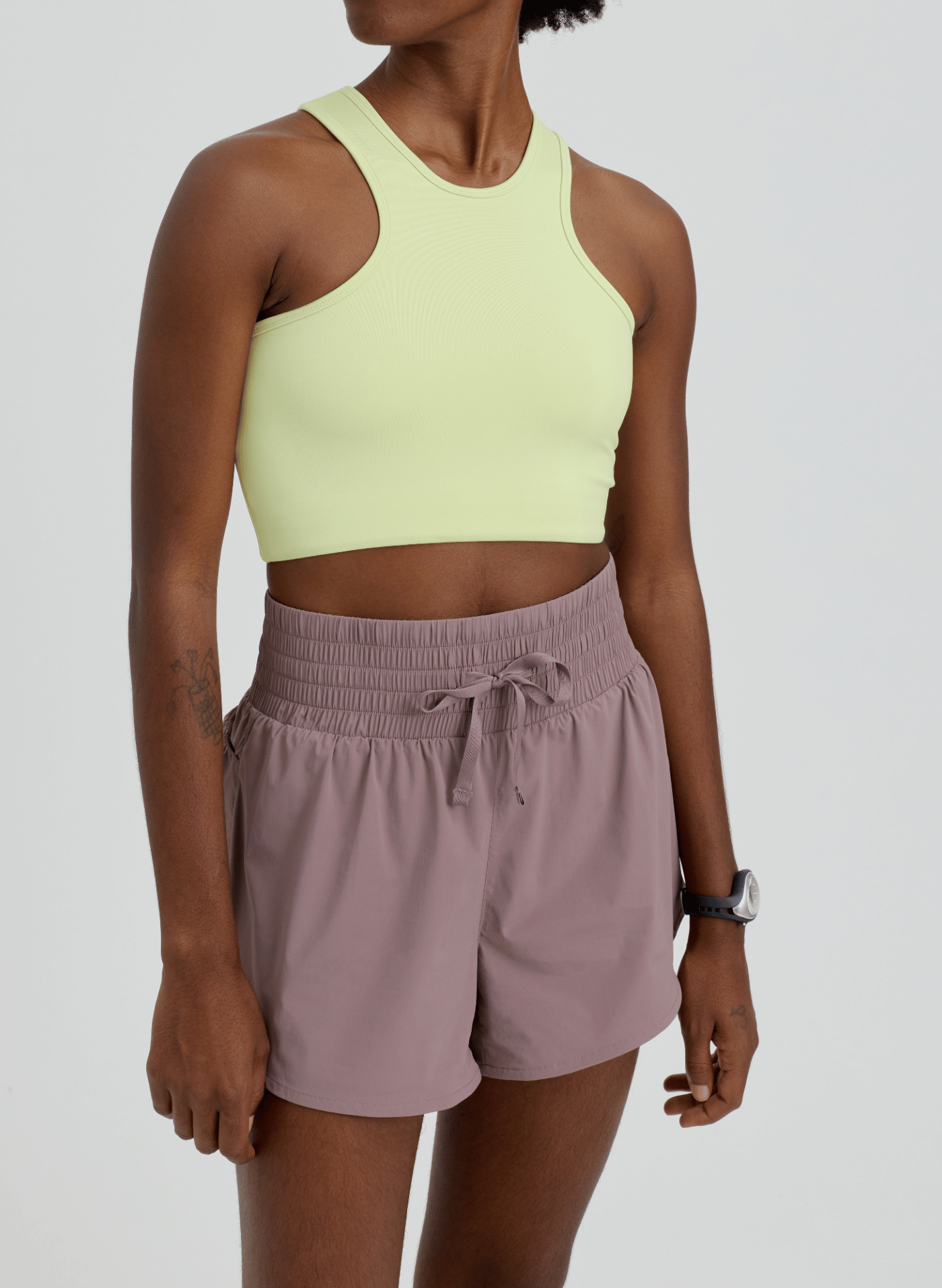 The Hourglass Sports Bra | High-Impact Support | Citron Neon – Pruzan